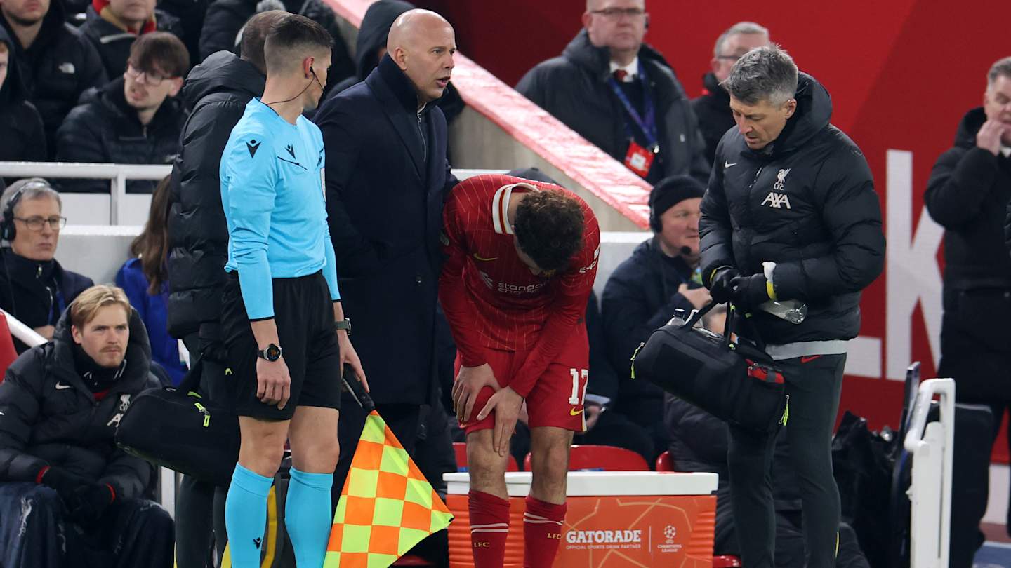 Liverpool : Arne Slot face à une nouvelle blessure de Curtis Jones ...