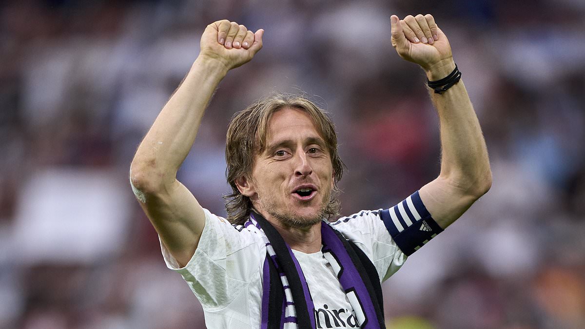 Luka Modric quitte le Real Madrid après 13 ans d'émotion - JustFootball ...