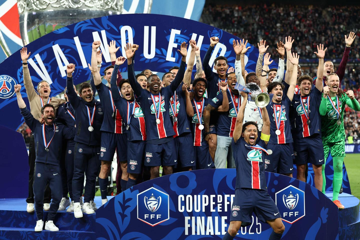 PSG domine Reims et remporte la Coupe de France 2025 - JustFootball ...